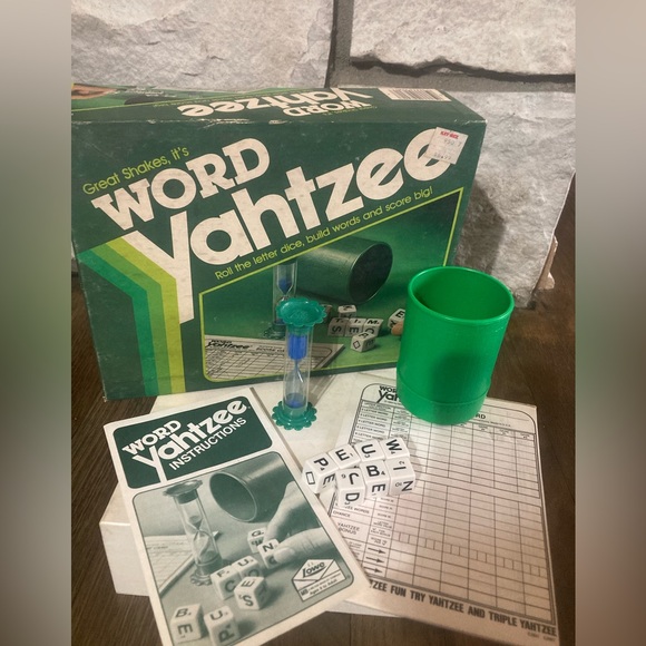 Milton Bradley | Toys | Vintage Word Yahtzee Game | Poshmark